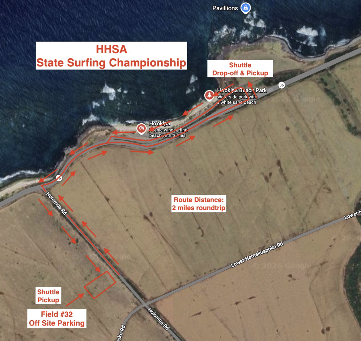 Off-site parking required for state high school surf championship at ...